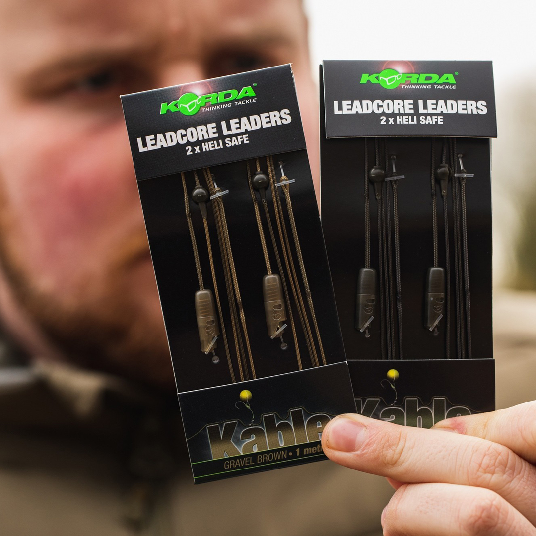 Korda Leadcore Leaders Heli Safe 1m 2 stk. | Køb hos Fluer.dk