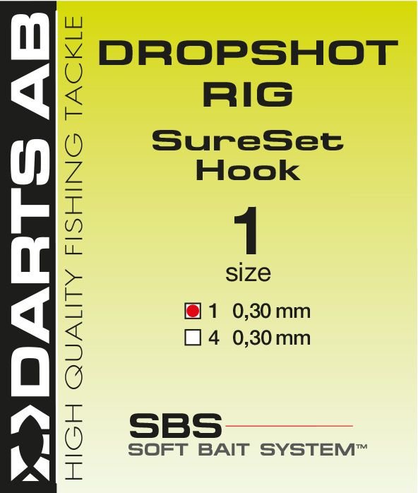 Darts Dropshot-Rig SureSet - Forfang og tilbehør - Fluer.dk