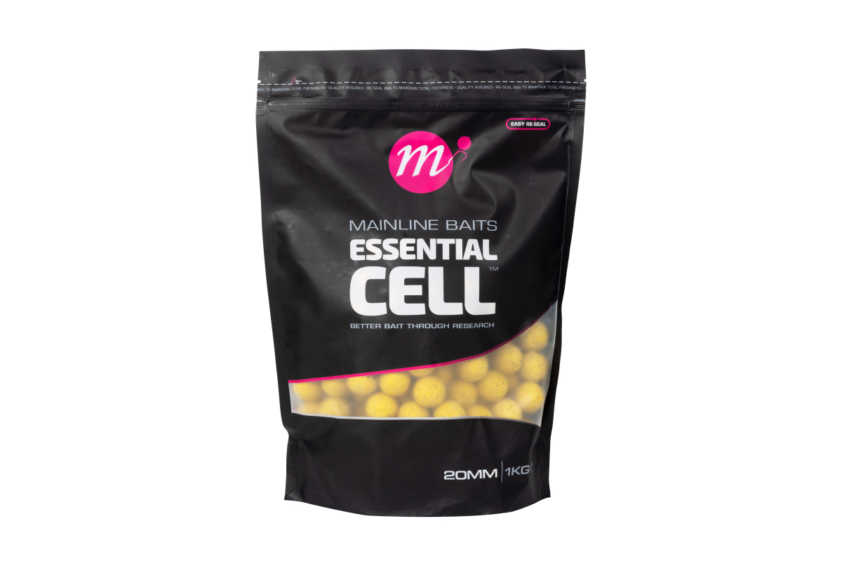 Mainline Shelf Life Boilies Essential Cell 1kg | Fluer.dk