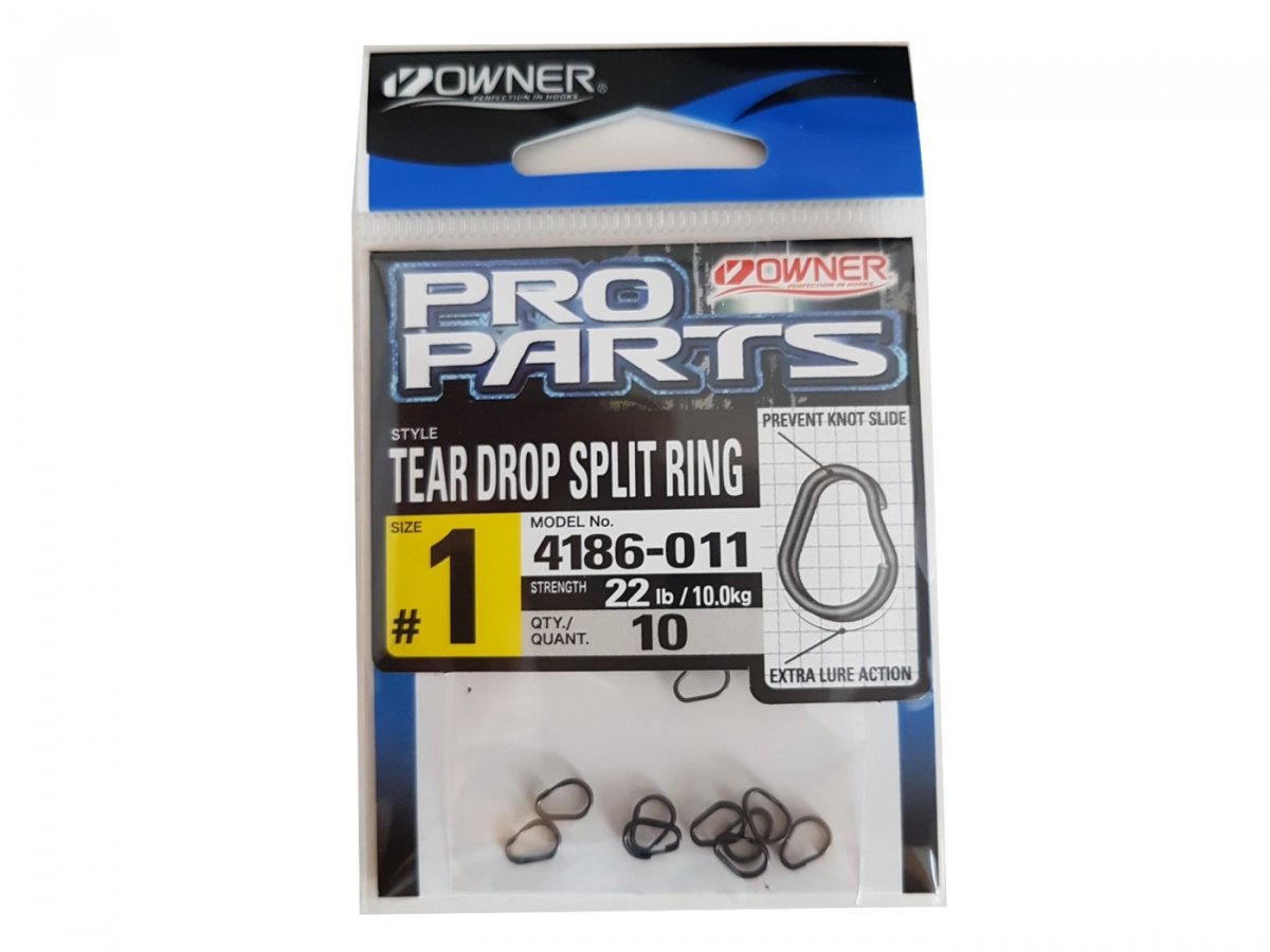 Owner Tear Drop Split Ring - Springringe - Fluer.dk