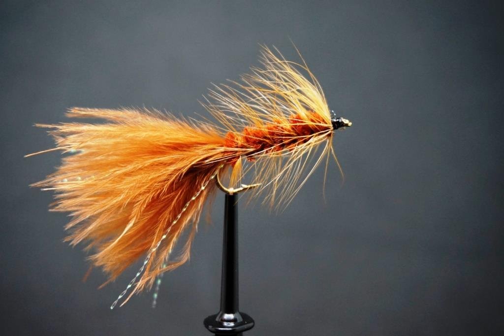 SFG Streamer Brown Wooley Bugger Put & Take Flue