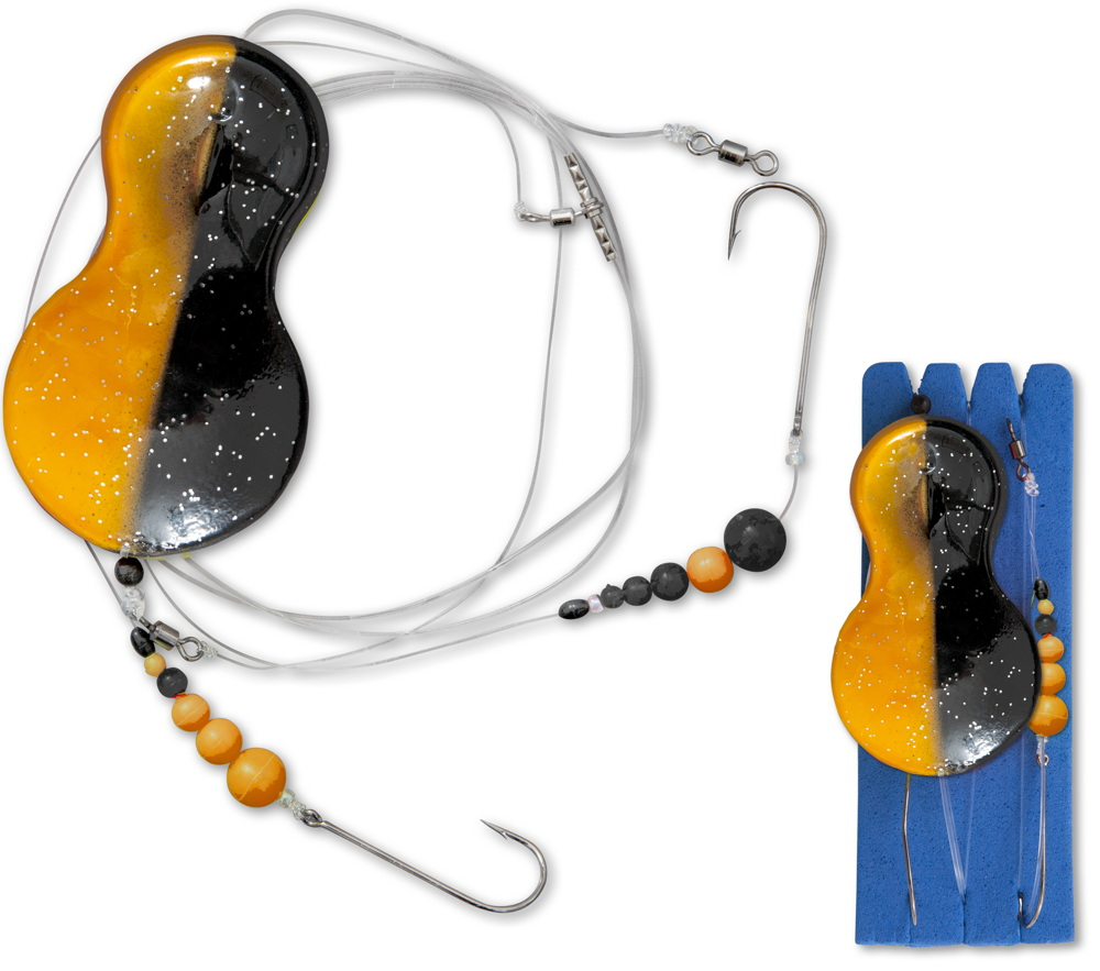 Zebco Flatty Teaser Inline Rig Black/Gold 90cm - Fladfiskeforfang ...