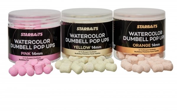 Starbaits Watercolor Dumbell Pop Ups 14mm