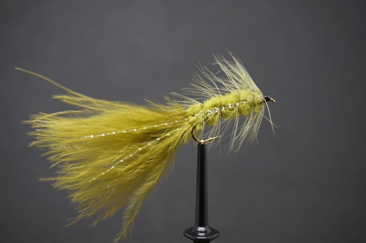 Olive Crystal Bugger Put & Take Flue - Køb hos Fluer.dk